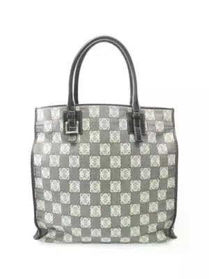 Loewe 2000s Anagram Tote Bag - Grey