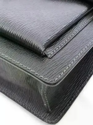 FERRAGAMO 2010s Textured Leather Tote Bag