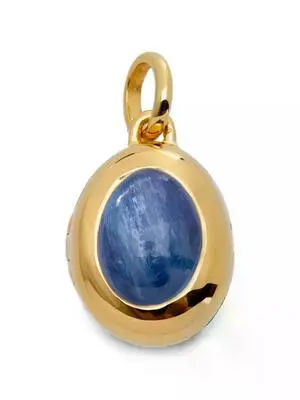 Monica Vinader September Birthstone Kyanite-embellished Locket Pendant