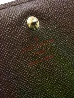LOUIS VUITTON 2010 Damier Ebene Bi-fold Wallet