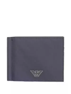 Emporio Armani Logo-plaque Bifold Wallet - Grey
