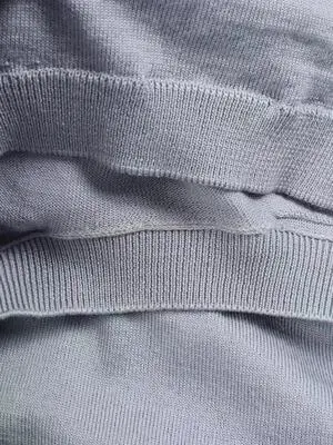 Dior 2000s Bee Embroidered Wool V-neck Sweater