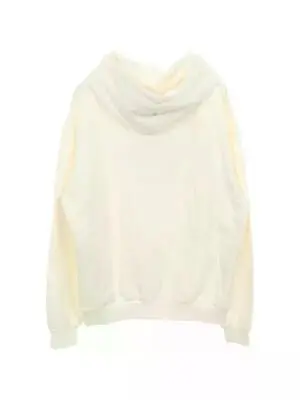 Celine Off-white Cotton Wave-print Hoodie