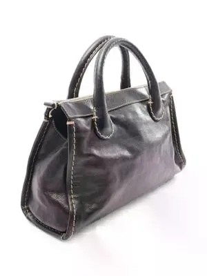 Chloé 2000s Edith Leather Tote Bag