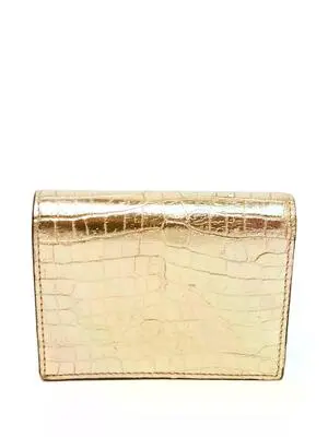 JIMMY CHOO 2020 Crocodile-embossed Wallet