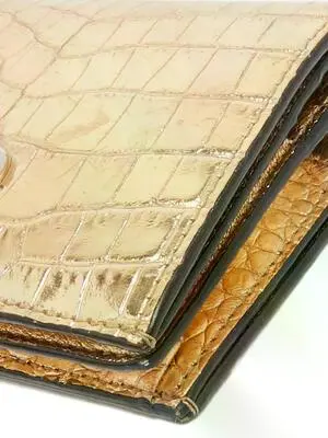 JIMMY CHOO 2020 Crocodile-embossed Wallet