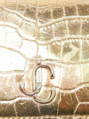 JIMMY CHOO 2020 Crocodile-embossed Wallet