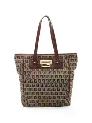 Fendi 2000s Zucchino Tote Bag - Brown
