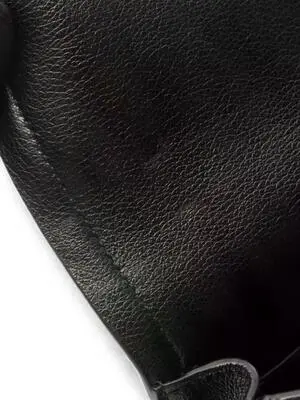 Prada 2010s Logo-plaque Shoulder Bag - Black