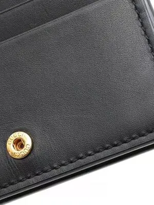 Gucci 2010s Gg Supreme Bee Bi-fold Wallet