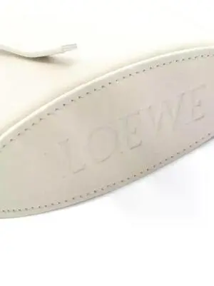 Loewe Leather Dice Pocket Bucket Bag - White