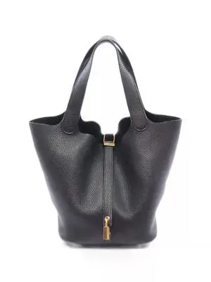 Hermès 2019 Mm Picotin Lock Tote Bag - Black