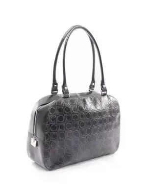 FERRAGAMO 2000s Gancini Embossed Tote Bag