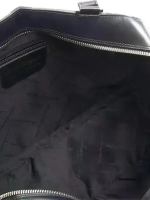 FERRAGAMO Gancini Embossed Leather Tote Bag