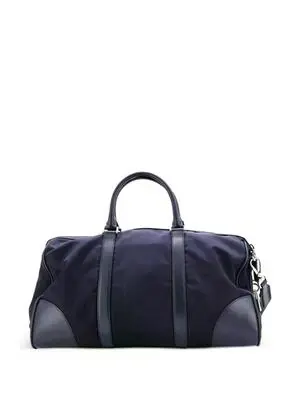 Prada Convertible Weekender Bag Tessuto With Saffiano Leather Medium Travel Bag