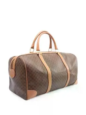 Celine 2000s Macadam Pattern Holdall Bag