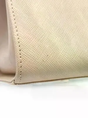 Burberry 2000s Textured Leather Tote Bag