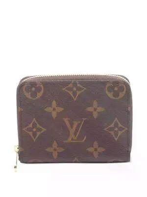 LOUIS VUITTON 2021 Monogram Zippy Card Holder - Brown
