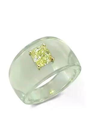 SOLO FOR DIAMONDS 14k Gold Cushion-cut Diamond Ring