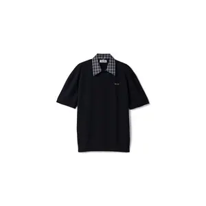 Miu Miu Cashmere Polo Sweater - Navy