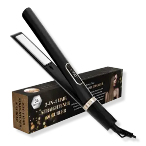 NICEBAY Titanium Flat Iron Curler - One-color