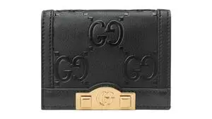 Gucci Gg Embossed Card Case Wallet