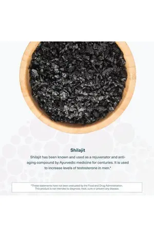 YOUTHEORY Shilajit Powerful Antioxidant Energy Boost Capsules 90 Vegetarian Capsules