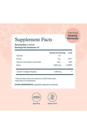 YOUTHEORY Concentrated Effect Collagen Advanced Beauty Supplement 180 Tablets