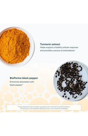 YOUTHEORY Extra Strength Turmeric Curcumin Joint Support Supplement 60 Vegetarian Capsules