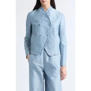 Emporio Armani Asymmetric Jacket - Denim