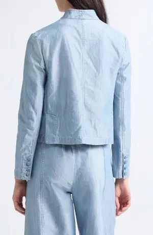 Emporio Armani Asymmetric Jacket - Denim