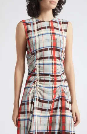 Stine Goya Gathered Midi Dress