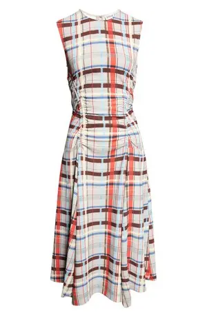 Stine Goya Gathered Midi Dress