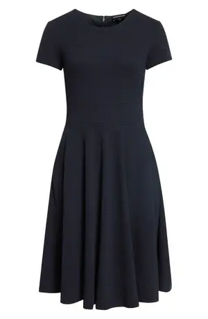 EMPORIO ARMANI Short Sleeve A-line Dress