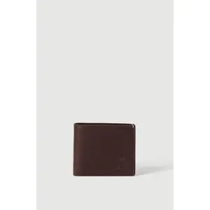 Brunello Cucinelli Brushed Leather Wallet - Brown