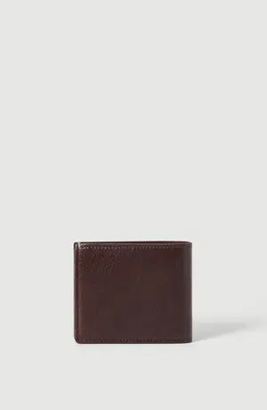 Brunello Cucinelli Brushed Leather Wallet