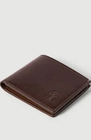 Brunello Cucinelli Brushed Leather Wallet
