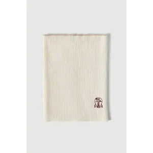 Brunello Cucinelli Cashmere Rib Knit Neck Warmer - Panama