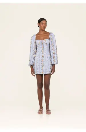 Agua Bendita Lorena Navegante Mini Dress