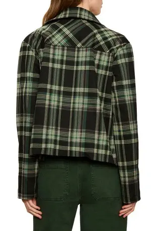 Sanctuary Plaid Shirt Jacket
