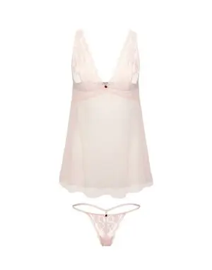 ADORE ME Nedda Babydoll Lingerie - Light Pink