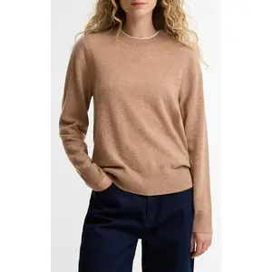 Barbour Penwood Cashmere Sweater - Camel