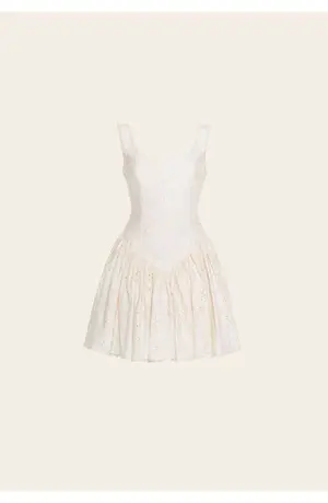 Agua Bendita Pluma Playa Mini Dress
