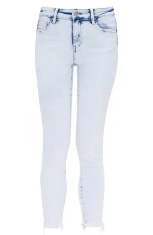 BAYEAS Raw Hem Crop Skinny Jeans
