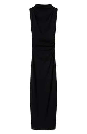 ALLSAINTS Katarina Cowl Neck Maxi Dress