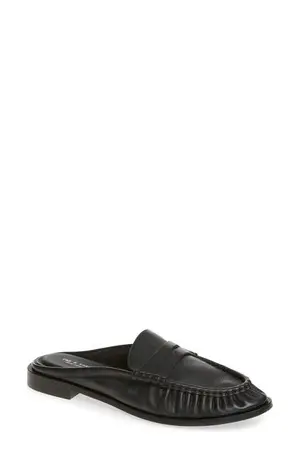 Rag & Bone Lexi Leather Flat Mule - Black