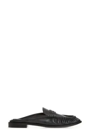 Rag & Bone Lexi Leather Flat Mule - Black