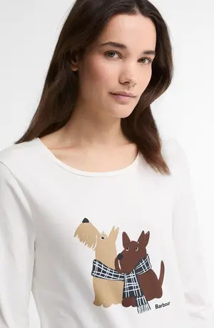 Barbour Lossie Graphic Long Sleeve T-shirt