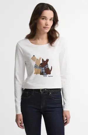 Barbour Lossie Graphic Long Sleeve T-shirt
