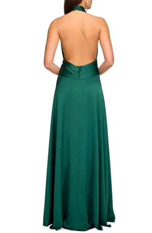 Ramy Brook Jasmine Halter Gown